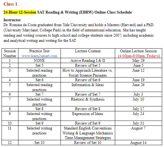 Schedule - Learn2Smart